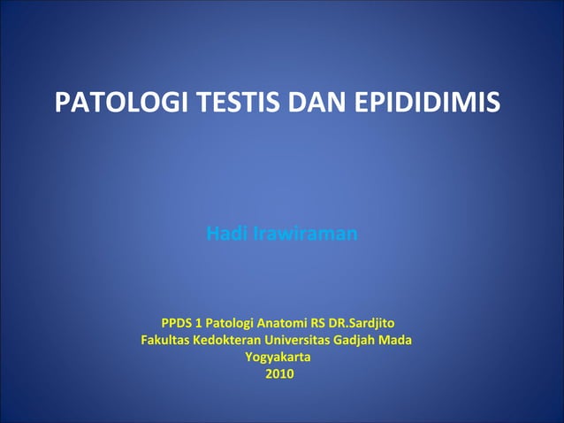 Patologi Testis | PPT