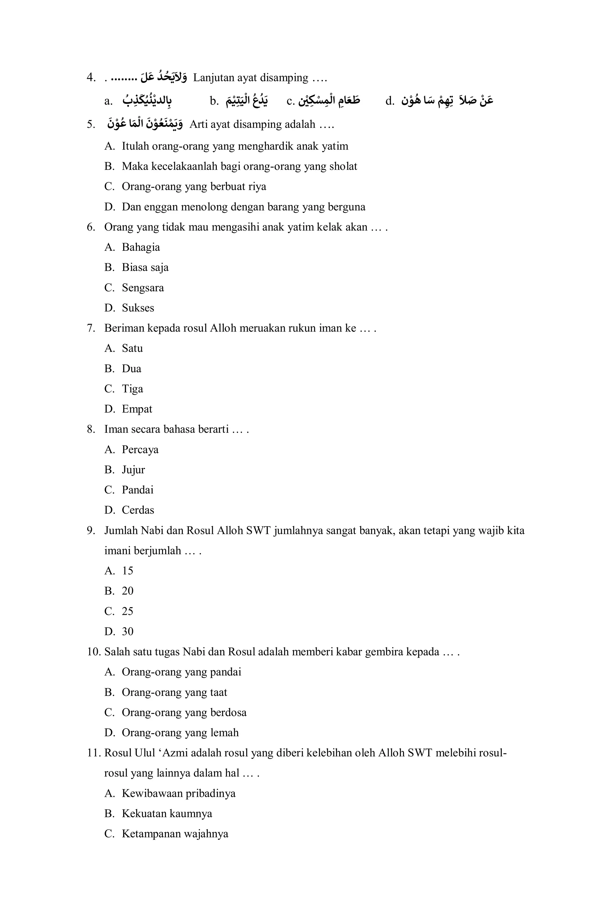 Pat pai kls.5_2021 | PDF