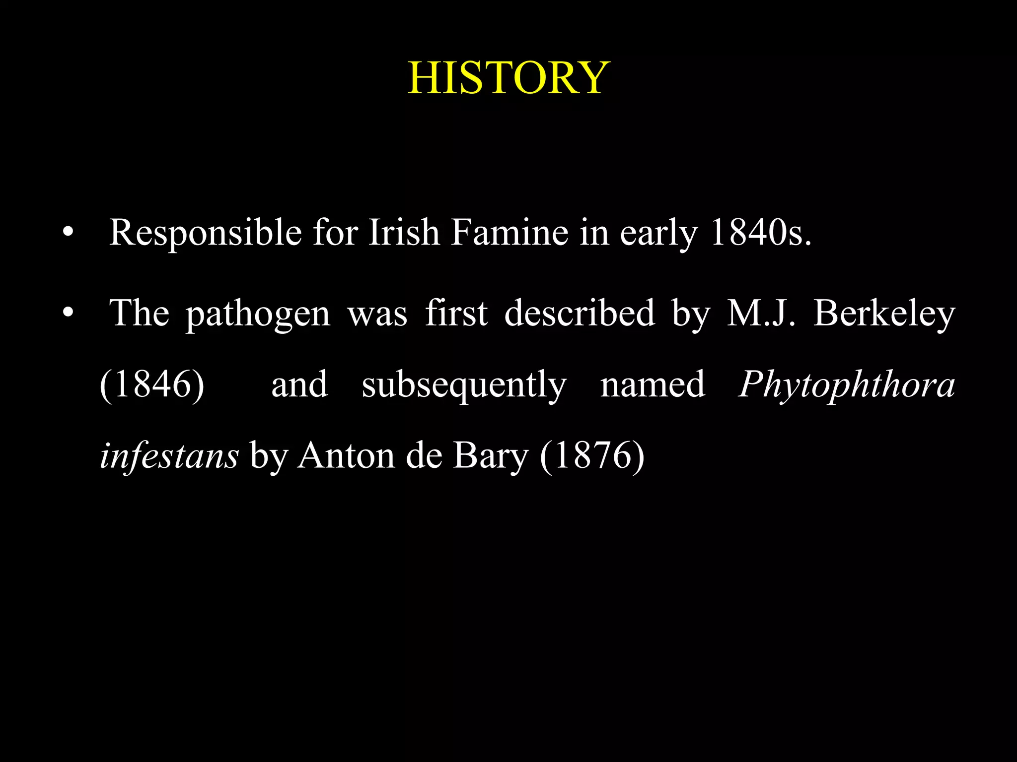 LATE BLIGHT OF POTATO | PPTX