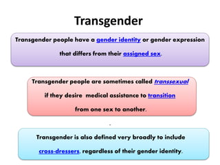 GENDER CONCEPTS | PPT
