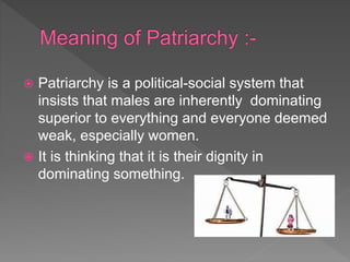 Patriarchy | PPTX