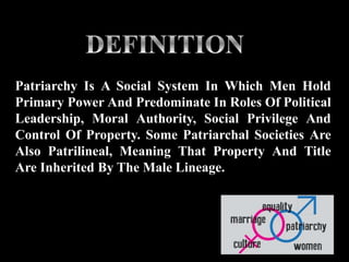 PATRIARCHY | PPT
