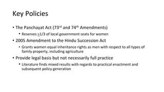 Gender-Based Public Policy and Patriarchy | PPT