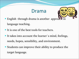 Patricia and diana drama and role plays in the efl classroom | PPT