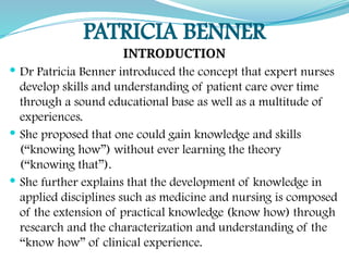 Patricia Benner's-Theory. Tablizo,Zlito T..pptx