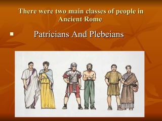 Patricians And Plebeians Syeda | PPT