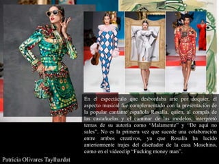 Patricia Olivares Taylhardat - Moschino Cubista Con Inspiración en ...