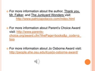 Patricia polacco | PPTX | Art and Photography | Books and Literature