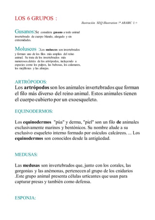 INVERTEBRADOS | DOCX