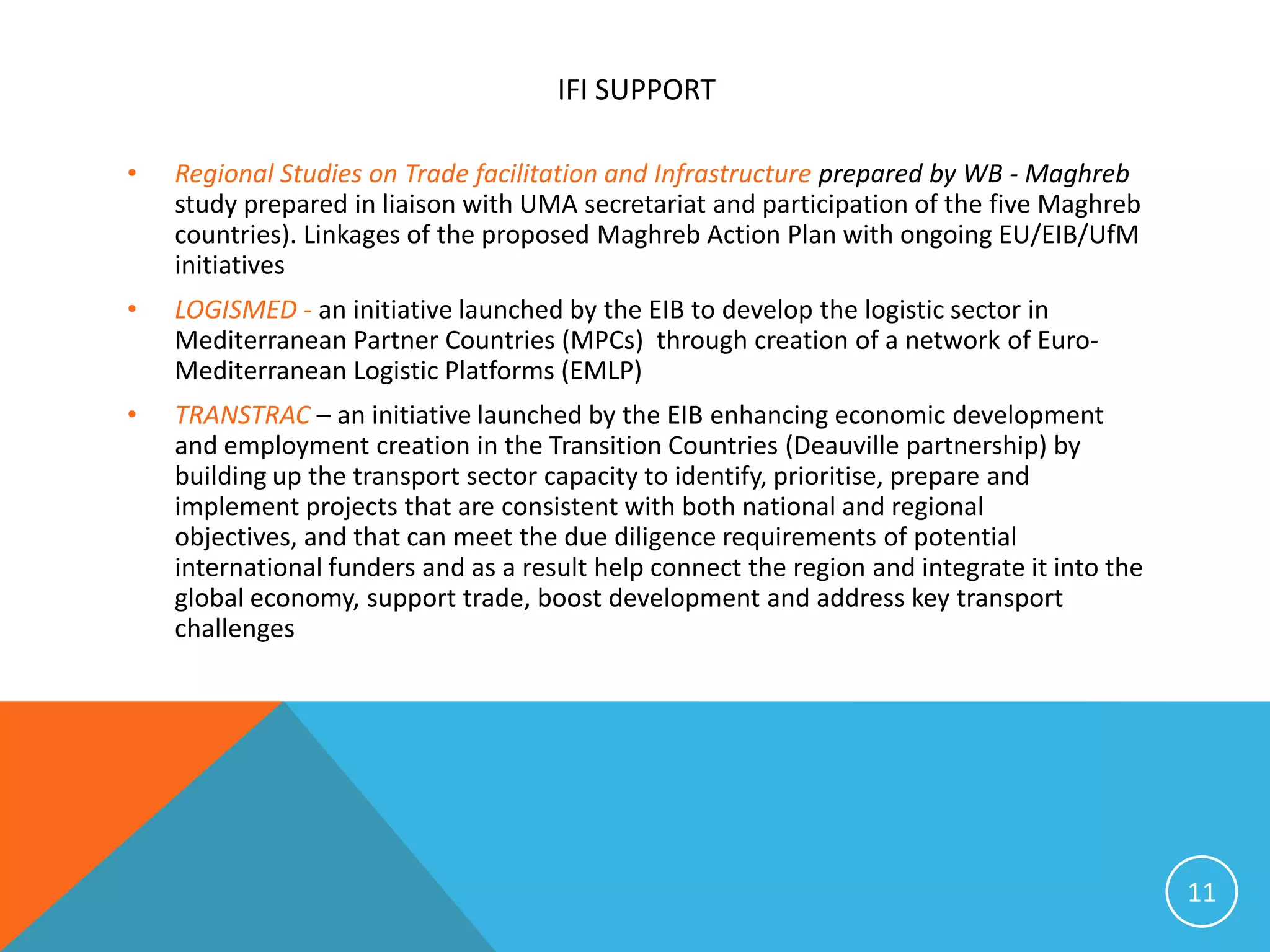 The Potential of Mediterranean Transport and Logistics Integration ...