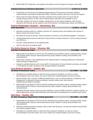 Patricia wright resume 2015 | ODT