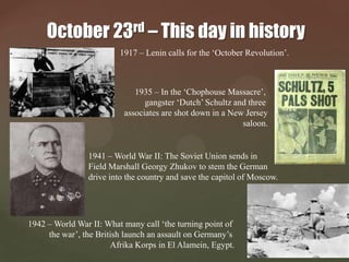 All About Me - October 23, 1959 | PPTX | Birthday | Personal ...