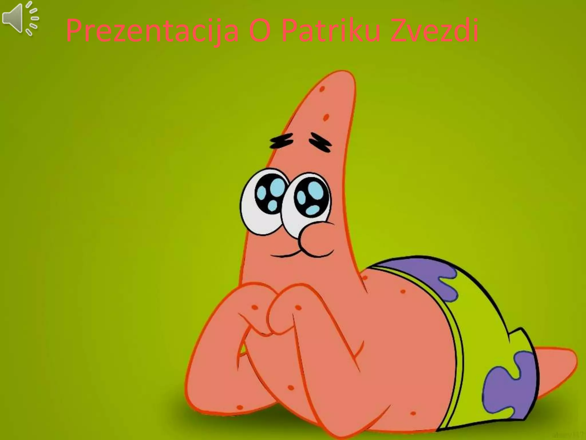 Patrick Zvezda Prezentacija 1337 | PPTX