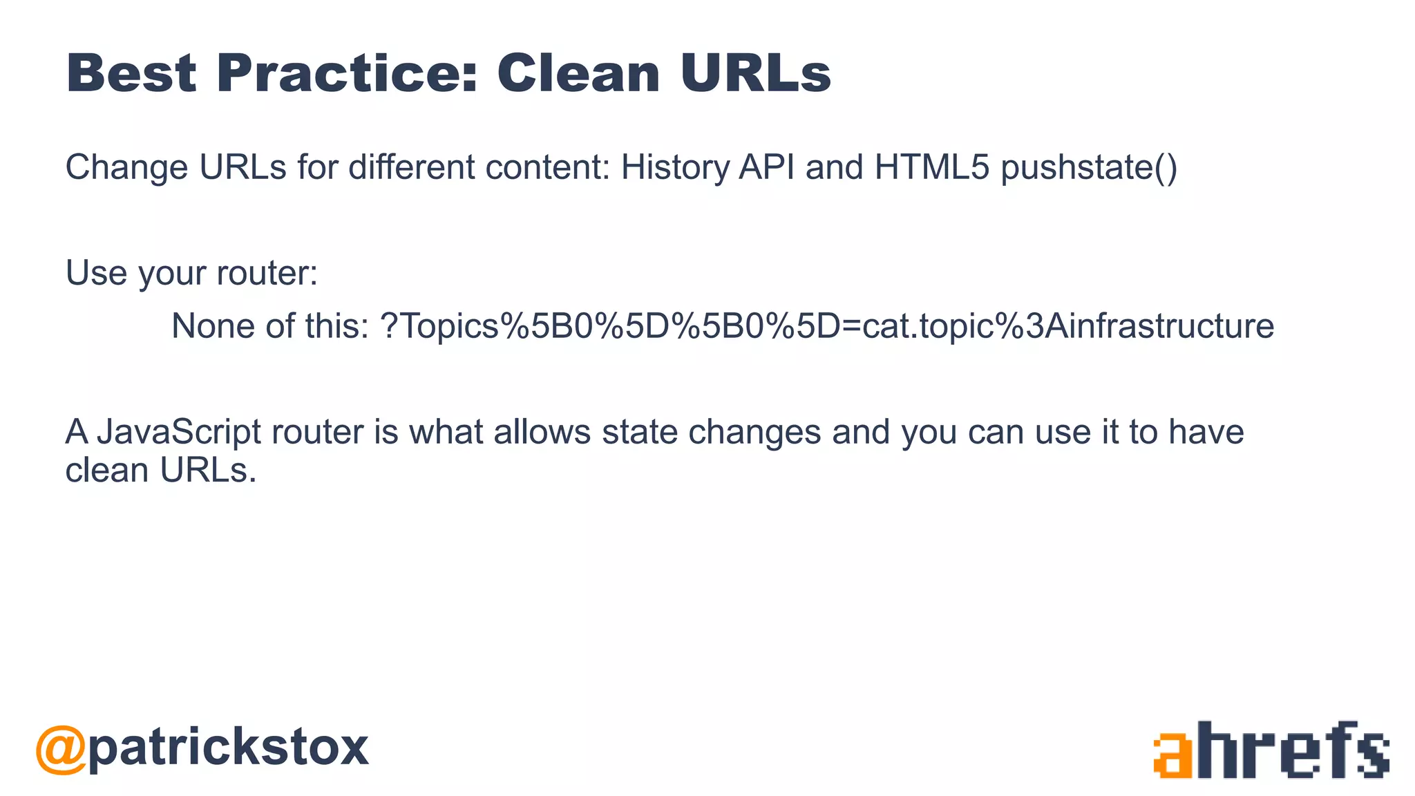 Javascript Seo Ungagged 2019 Patrick Stox Ppt