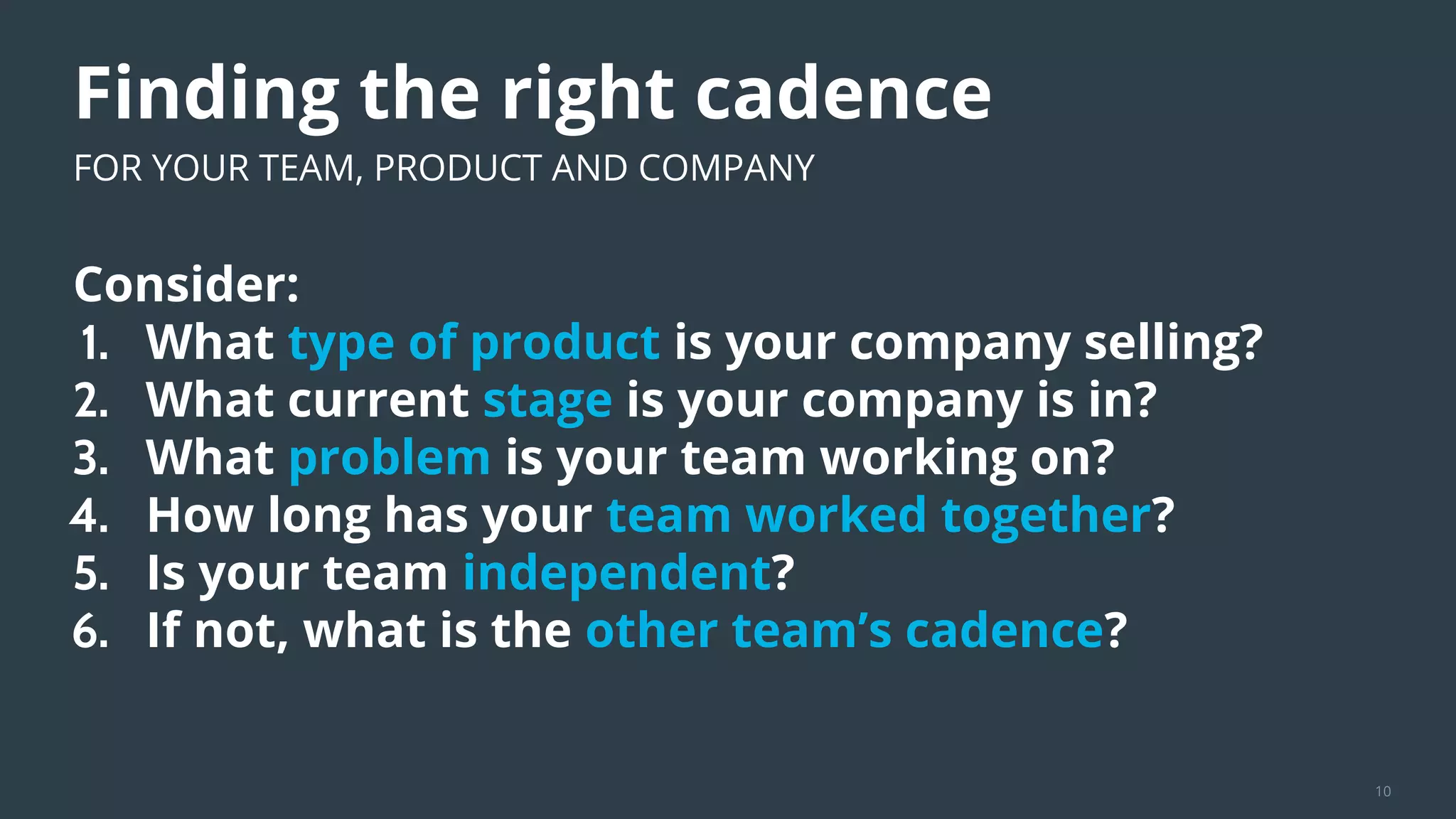 Sprints: finding and maintaining the right cadence for your team and ...