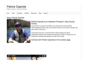 Patrick Capriola - Patrick-Capriola.com - Website Preview (Updated) | PPT