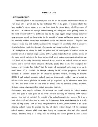 cultural sites for tourism development | DOCX