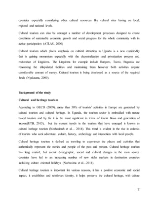 cultural sites for tourism development | DOCX