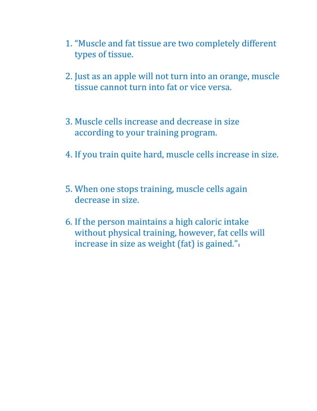 Patrick Deming Fitness Myths | PDF