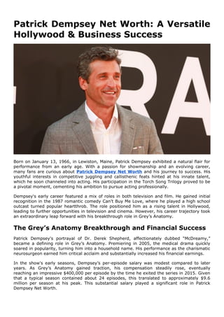 Patrick Dempsey Net Worth_ A Versatile Hollywood & Business Success.docx