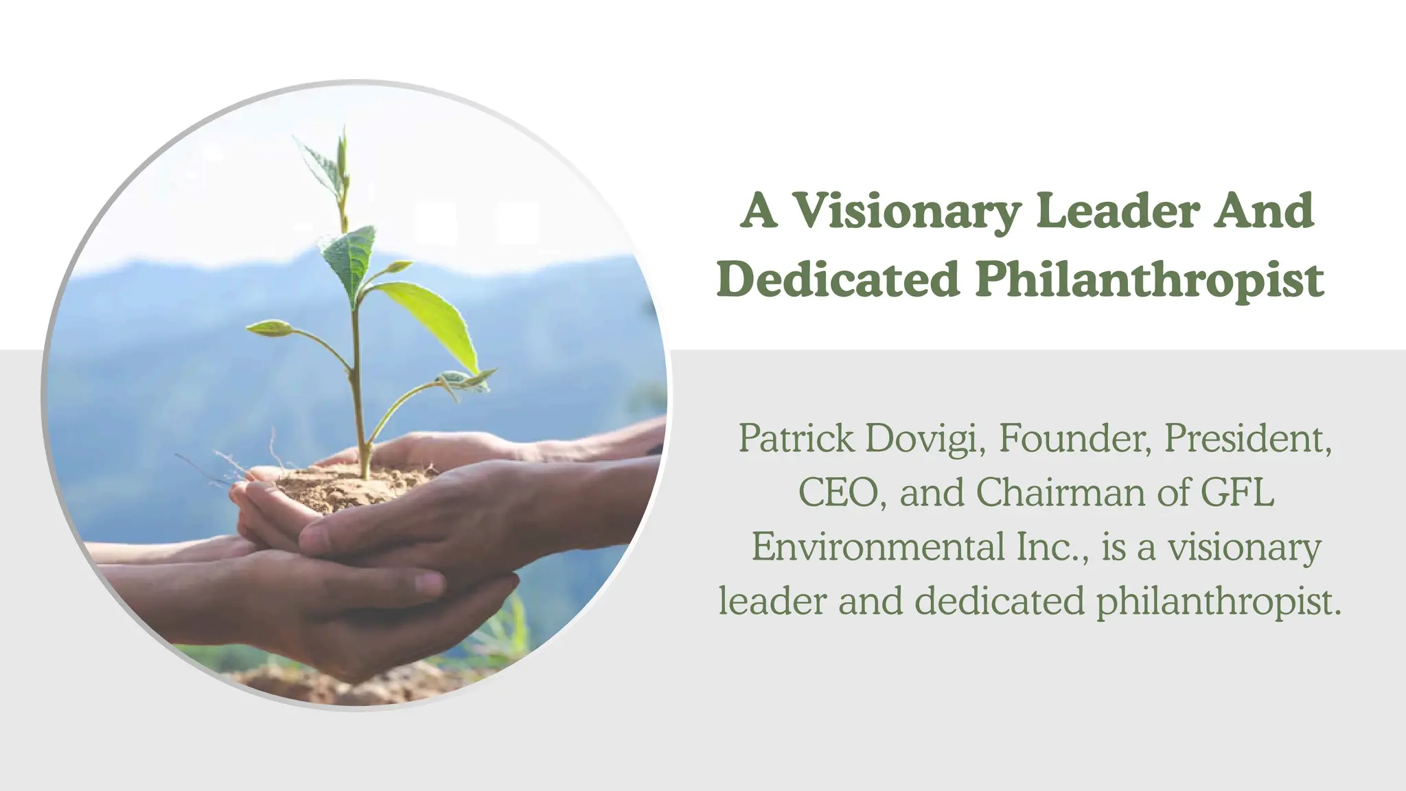Patrick Dovigi - Board Of Directors For The UHN Foundation | PDF