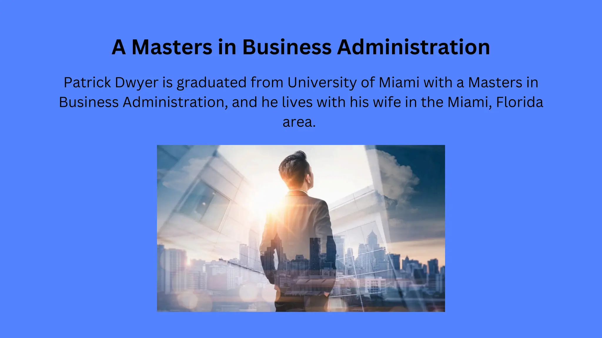 Patrick Dwyer Merrill Lynch - The Founder of The Dwyer Family ...