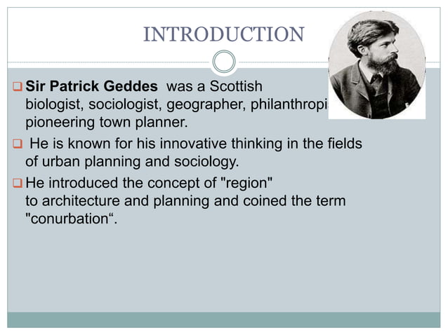 PATRICK GEDDES.pptx | Science