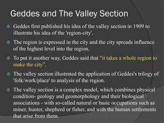 Patrick geddes theory | PPTX