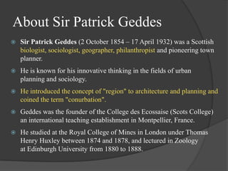 Patrick Geddes