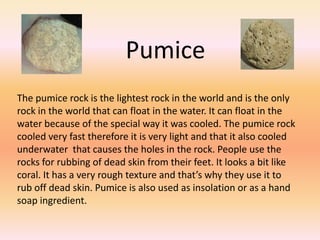 Igneous Rock Presentation | PPTX
