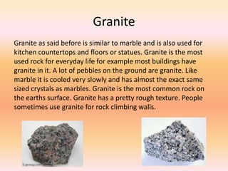 Igneous Rock Presentation | PPTX