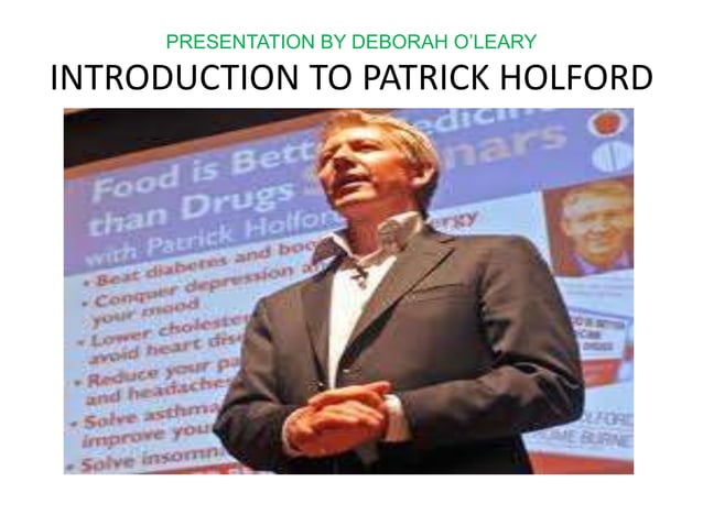 Patrick holford( Deborah O'Leary) | PPTX | Nutrition | Healthy Living