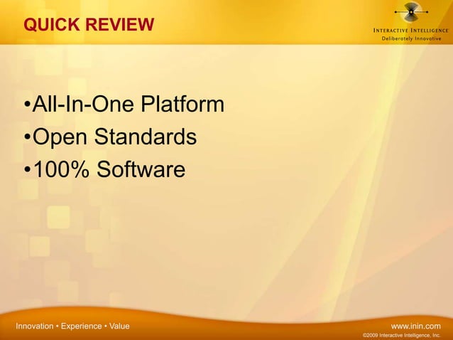 Interactive Intelligence Power Point | PPTX