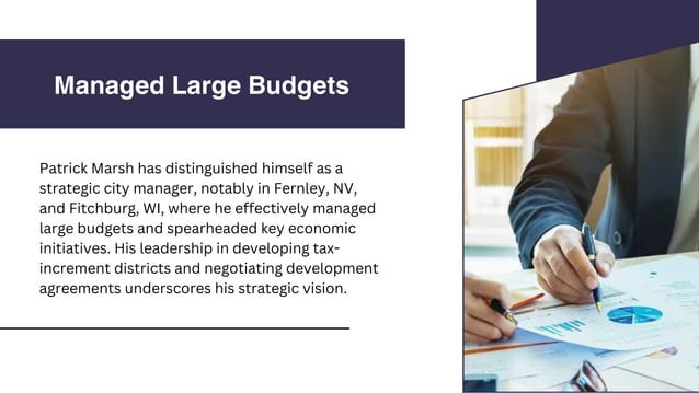 Patrick Marsh City Manager an Experienced Administrator | PDF | Business | Business and Finance