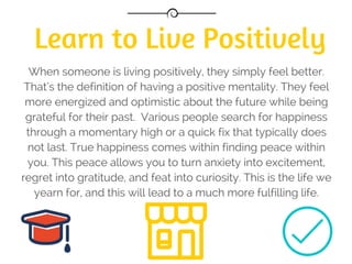How to Live Positively Through Mental Strength | PPT