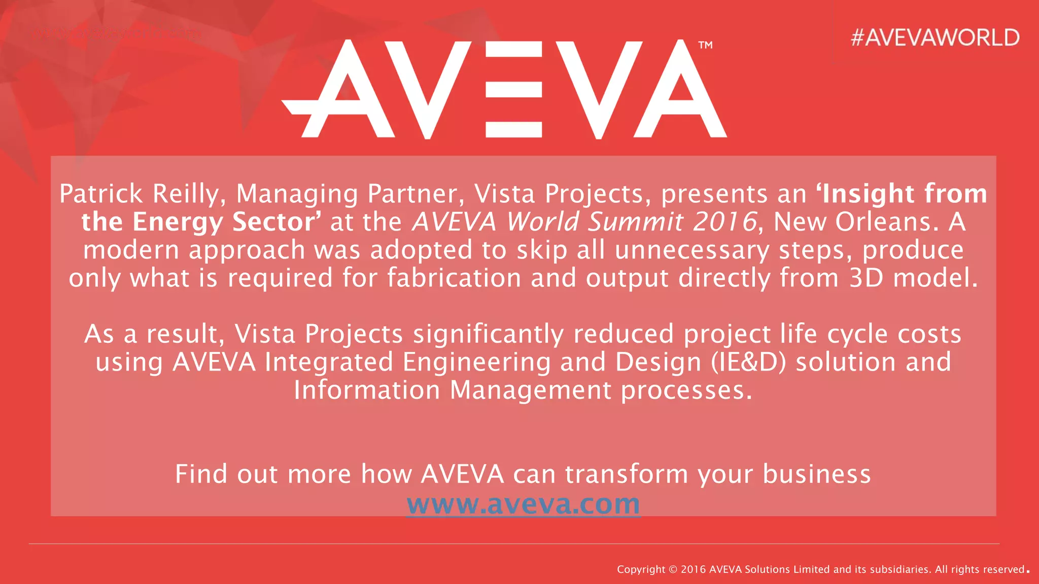 Energy Sector Insight: AVEVA BoCAD Integration by Patrick Reilly, Vista ...