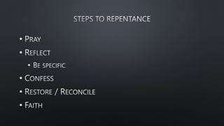 Repentance and Faith | PPT