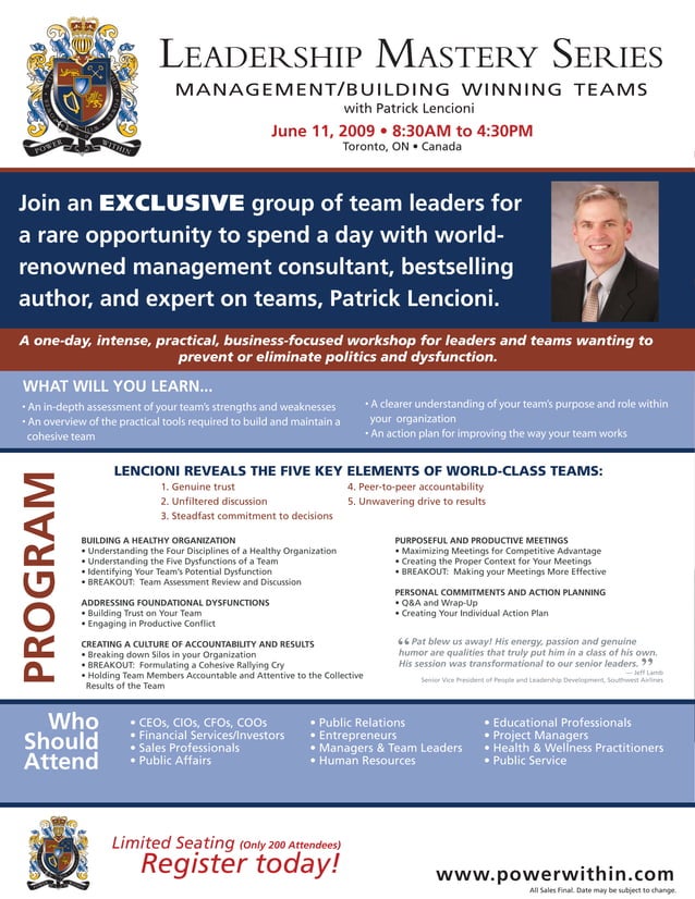 Patrick Lencioni | PDF
