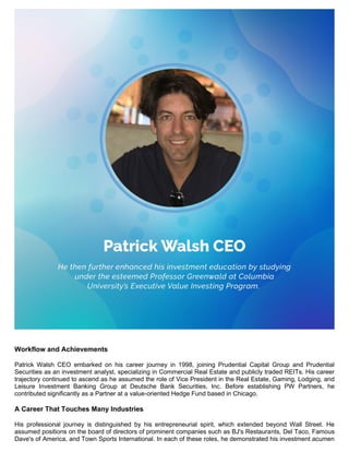 Patrick Walsh CEO Biography with Work Experience.pdf