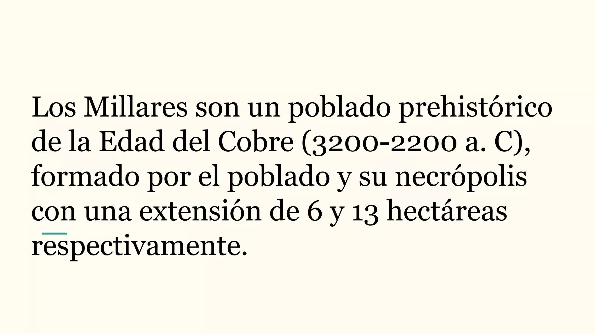 Presentación sobre los millares | PDF