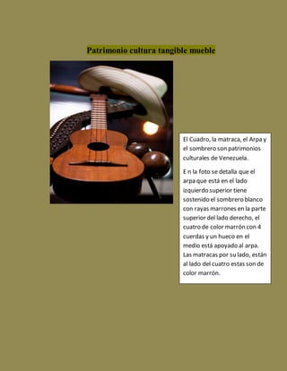 Patrimonio cultural de Venezuela | DOCX