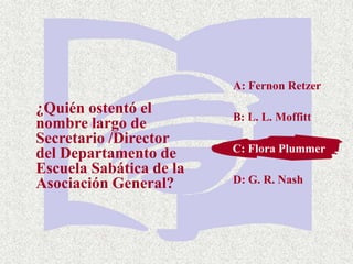 Patrimonio De La Escuela Sabatica | PPSX