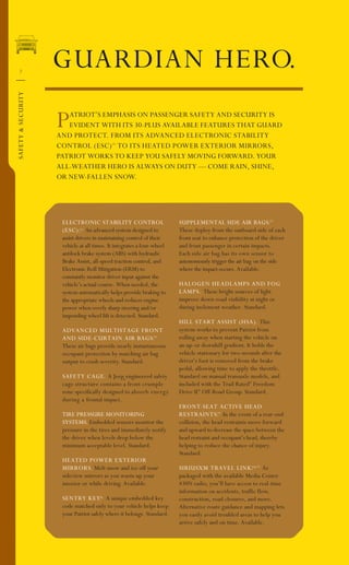 2012 Jeep Patriot eBrochure | PDF