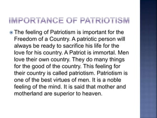 Patriotism | PPTX