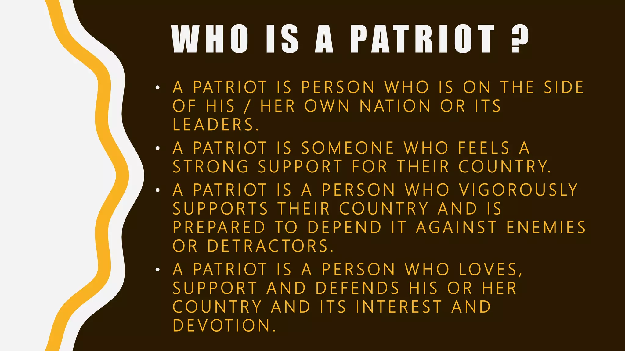 Patriotism | PPTX