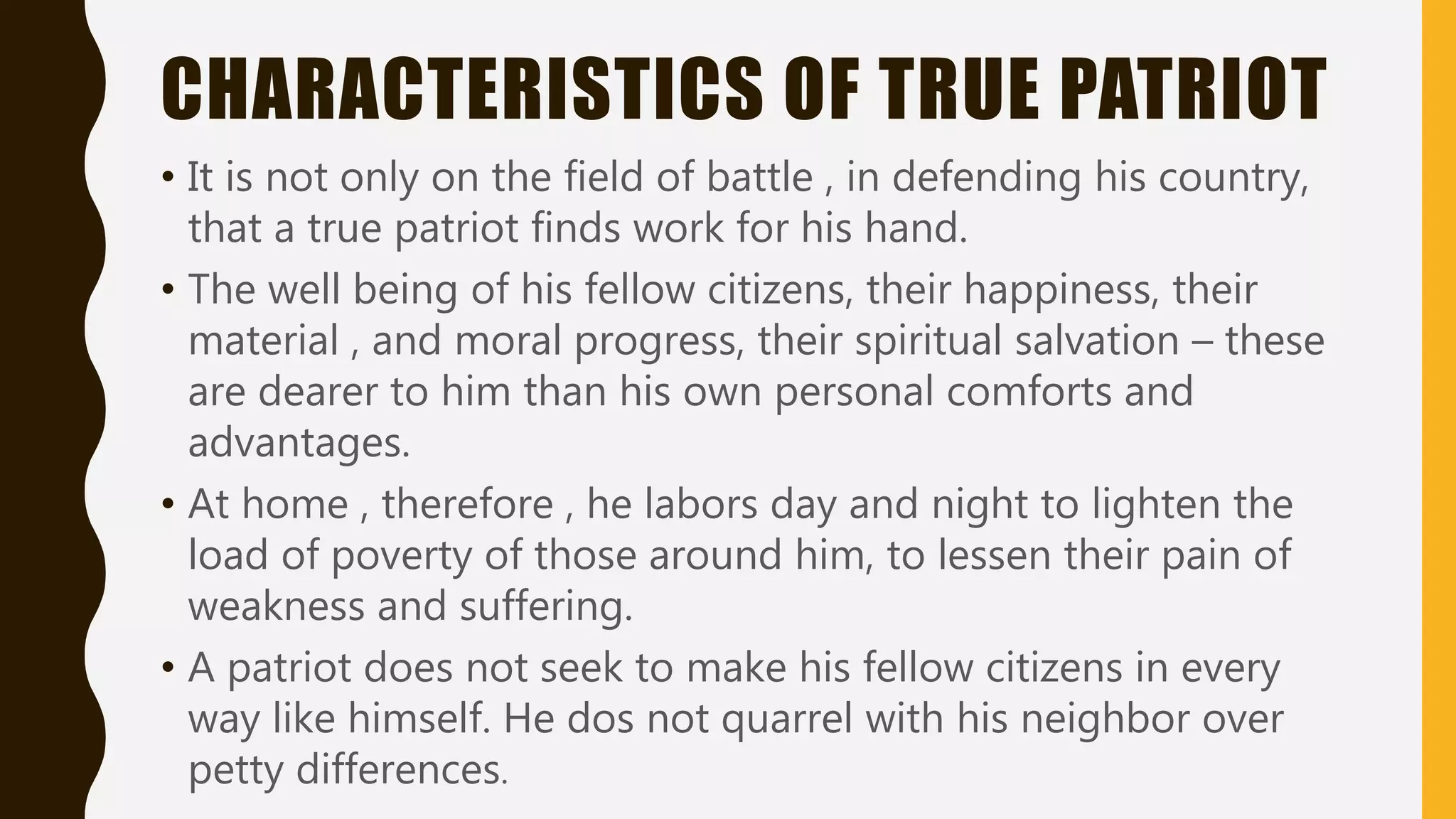 Patriotism | PPTX