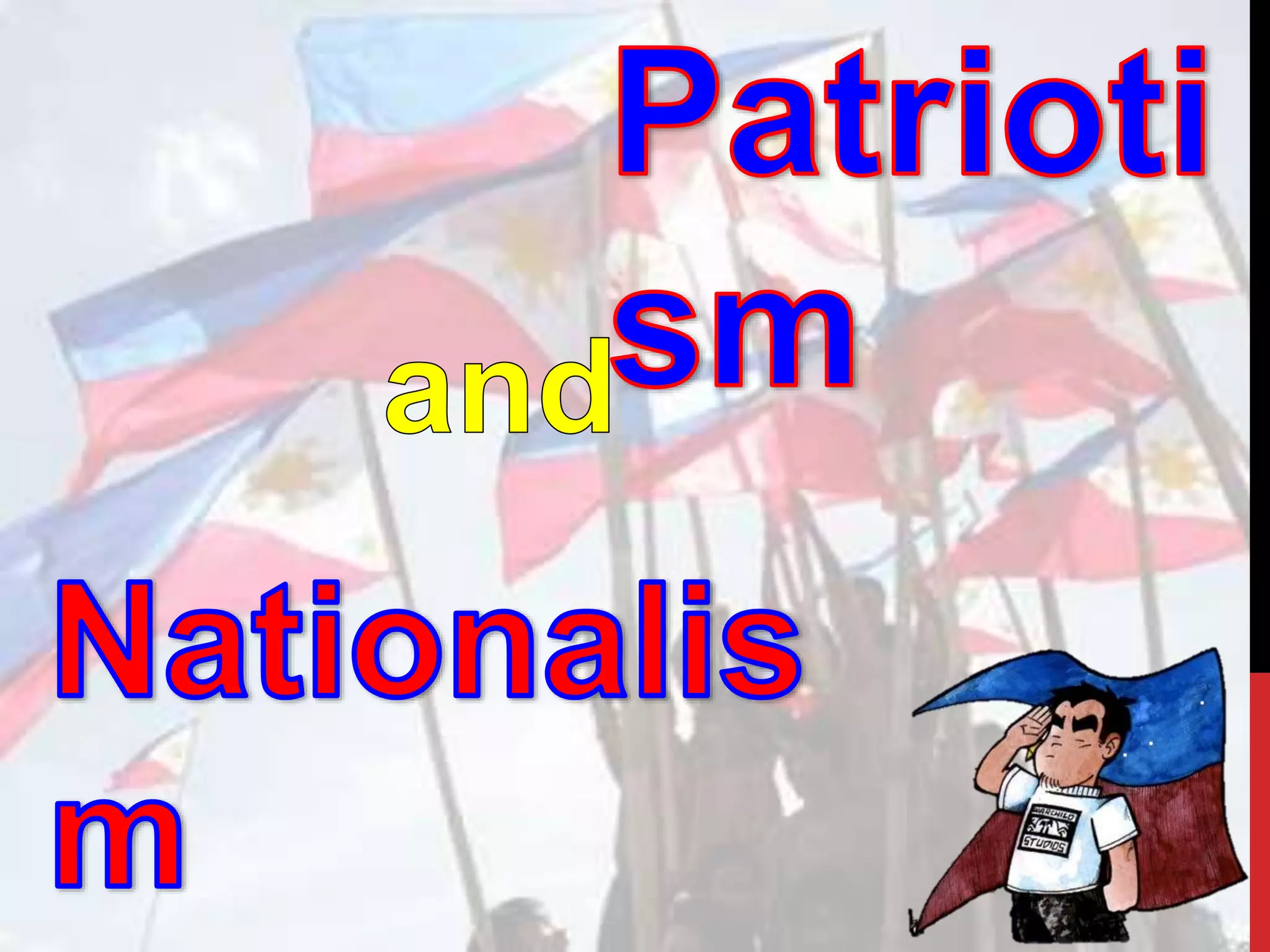 Patriotism and nationalism | PPTX