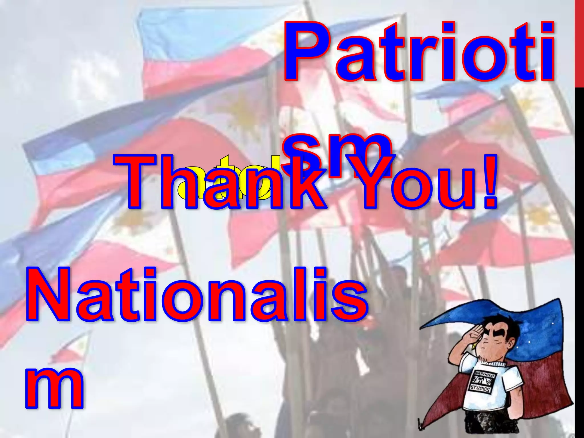 Patriotism and nationalism | PPTX
