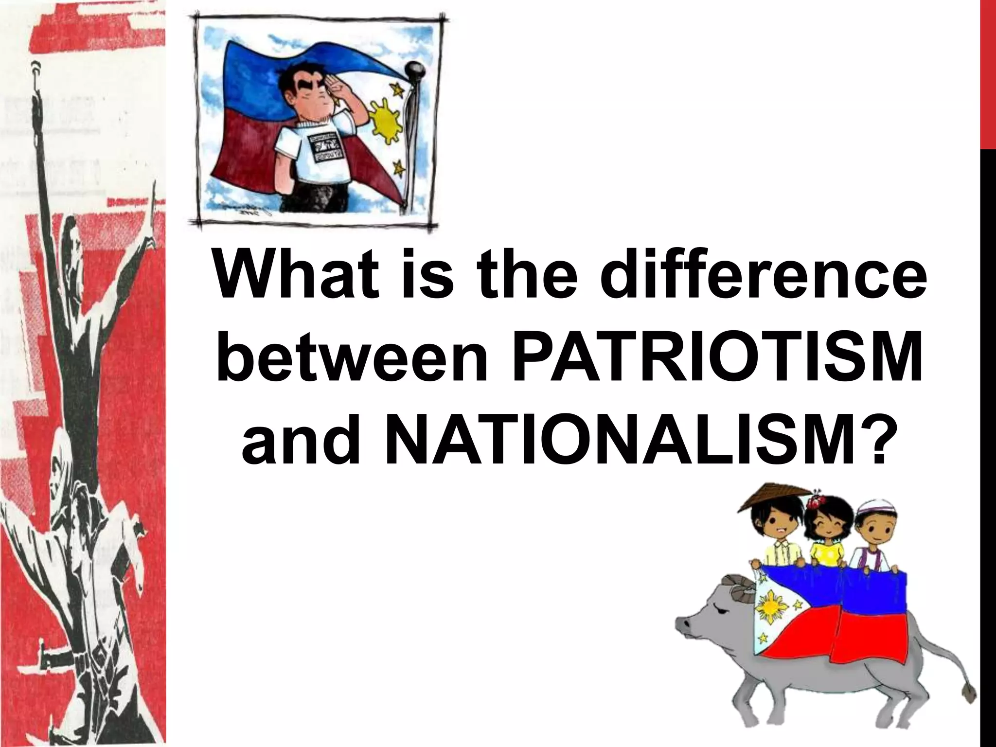 Patriotism and nationalism | PPTX