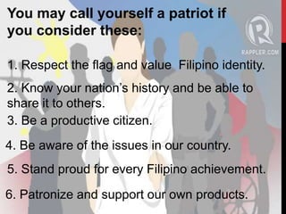 Patriotism and nationalism | PPTX